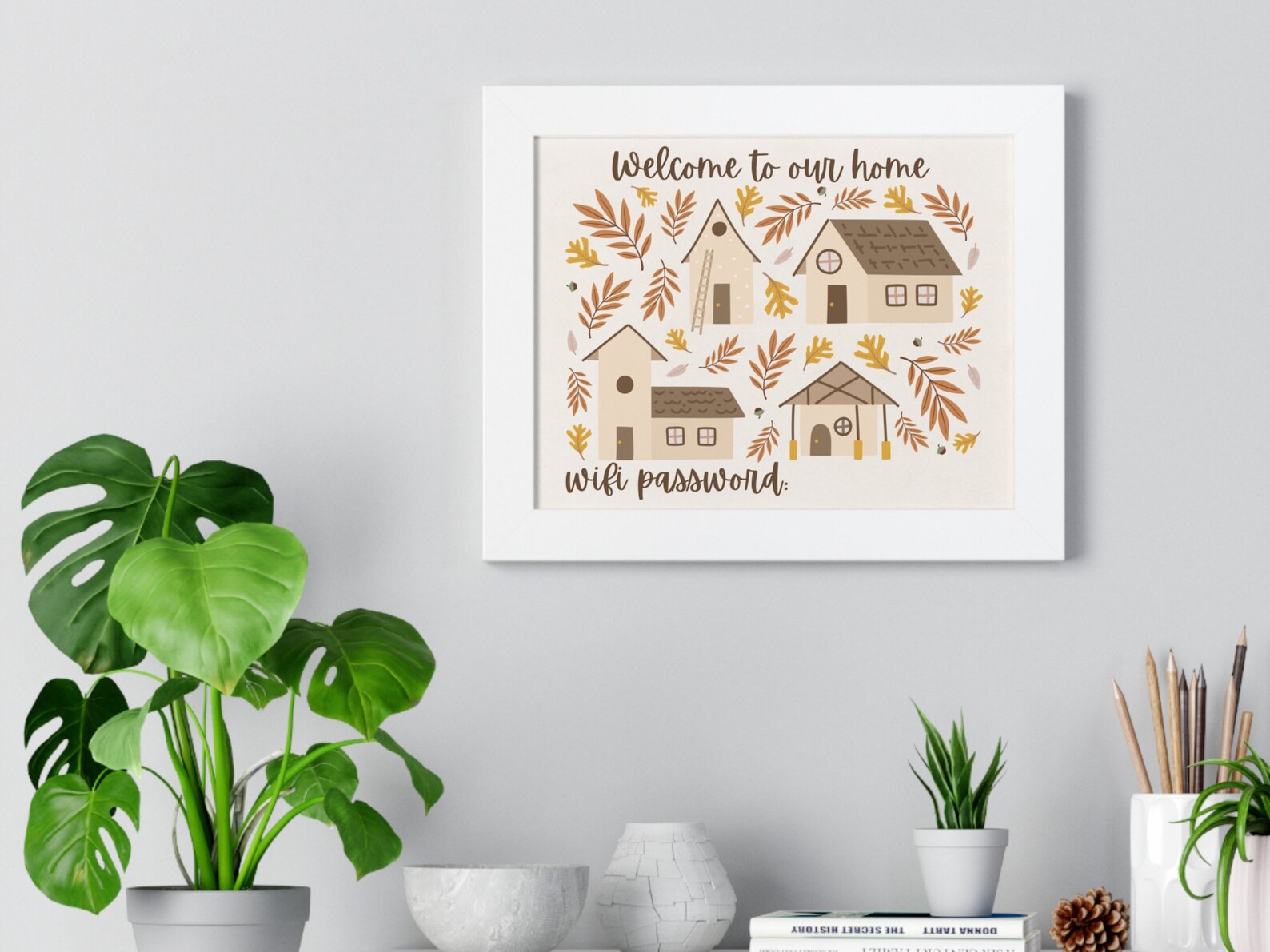 Wifi Password Sign, Airbnb Welcome Sign, Acrylic Business Sign, Wifi ...