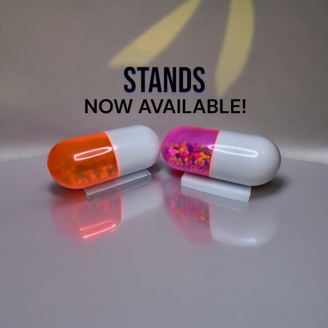Extra STANDS For: the Original - Giant Faux Pill Capsule - Resin Art ...