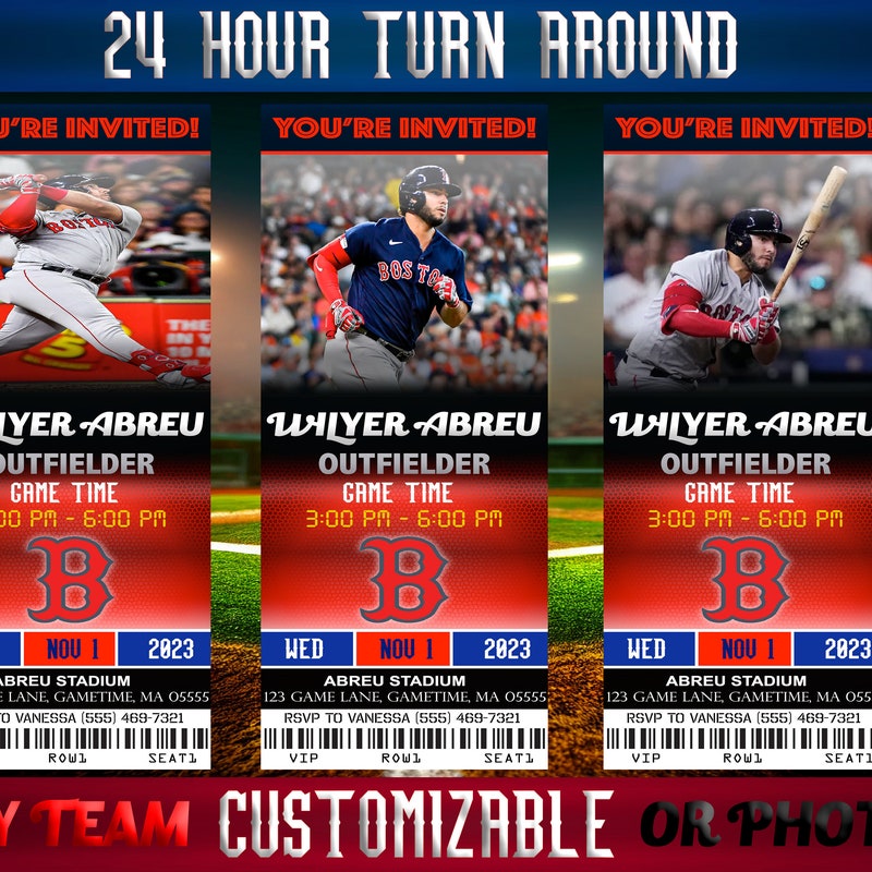 Red Sox Party - Etsy