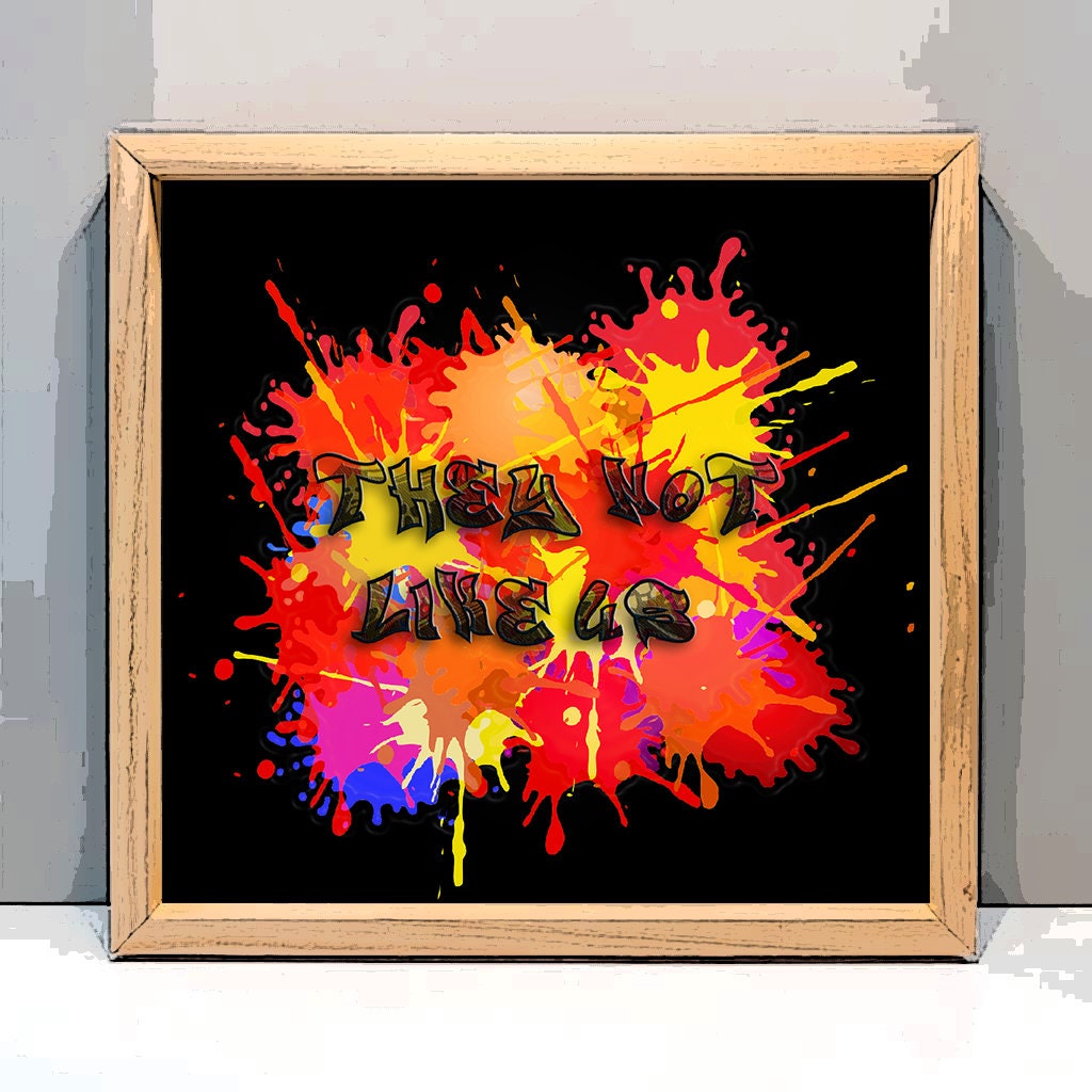 They Not Like Us Svg, Custom SVG Files for Cricut Cricut, Silhouette ...