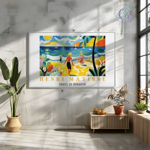 Matisse Beach Print: Fauvism Coastal Art Poster (digital Download) - Etsy