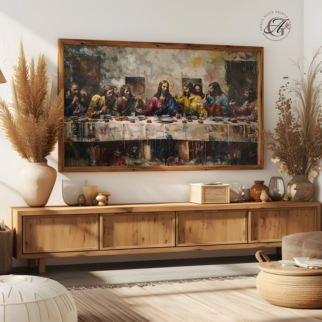 The Last Supper Frame TV Art: Vintage Religious Digital Download - Etsy