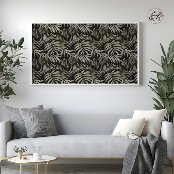 Palm Frond Art - Etsy