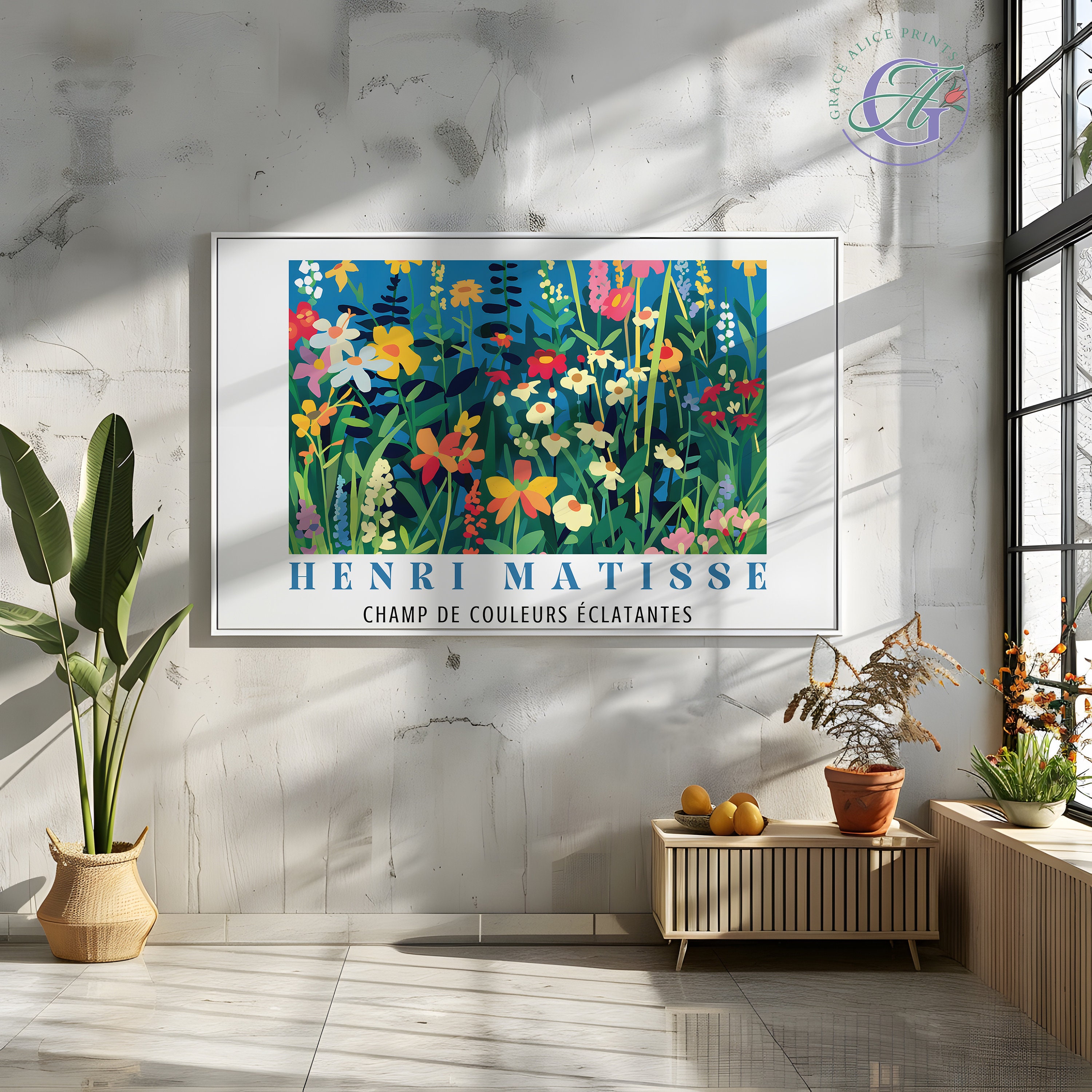 Matisse Fauvism Brilliant Wildflowers, Henri Matisse, Matisse Print ...