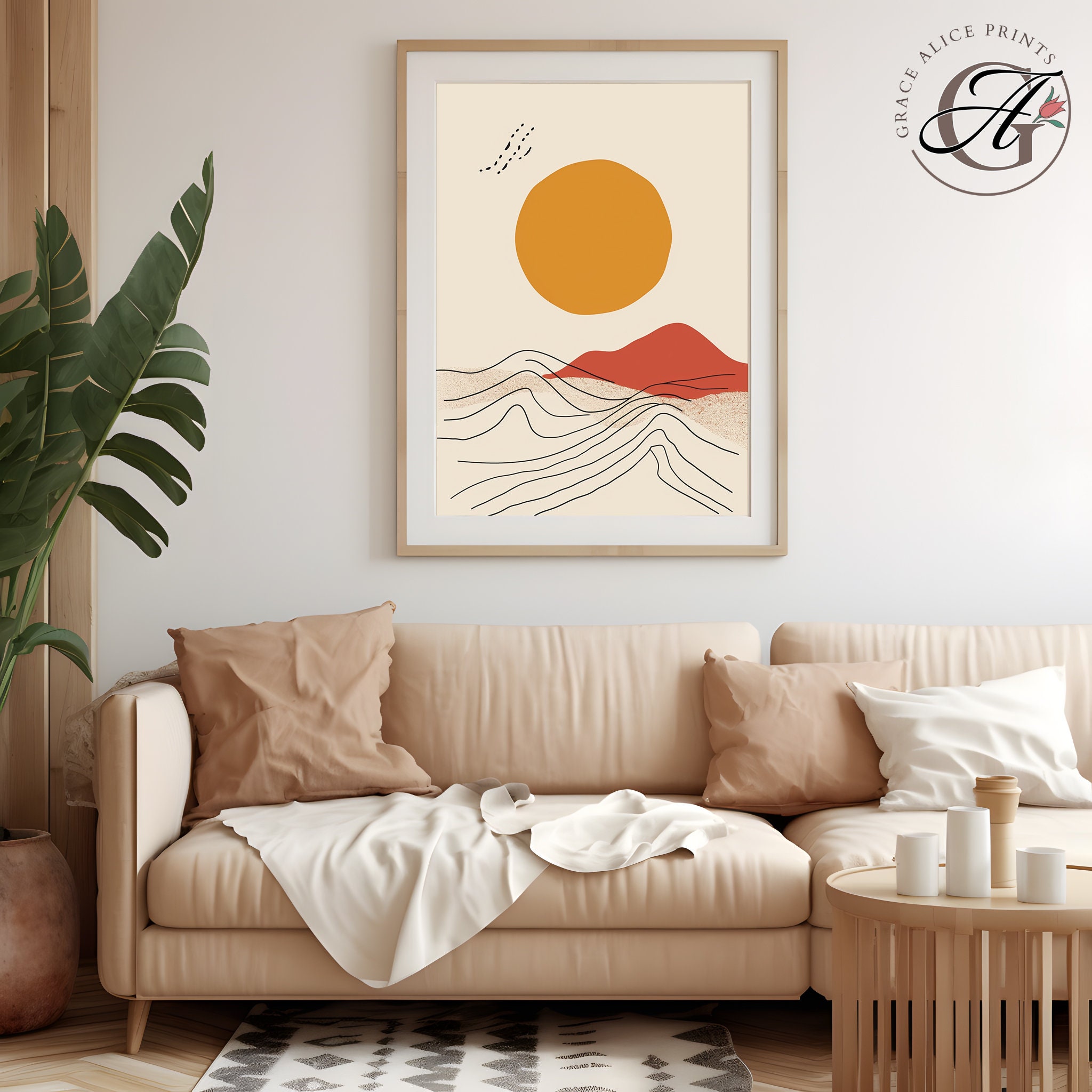 Japanese Minimalist Line Art, Minimalist Line Art, Line Art, Japandi ...