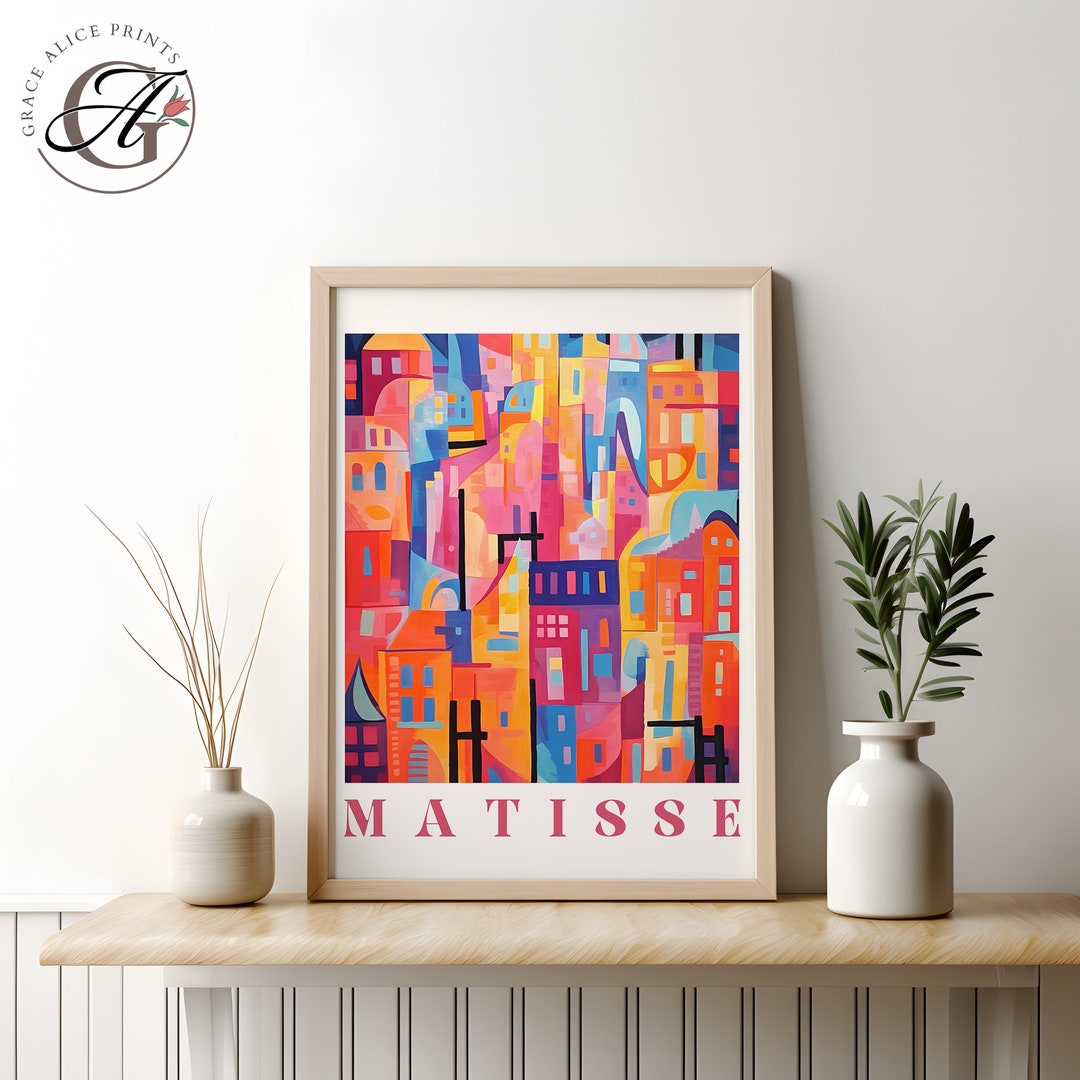 Matisse Fauvism Cityscape Art Print: Modern Home Decor (digital ...