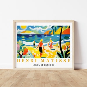 Matisse Beach Print: Fauvism Coastal Art Poster (digital Download) - Etsy