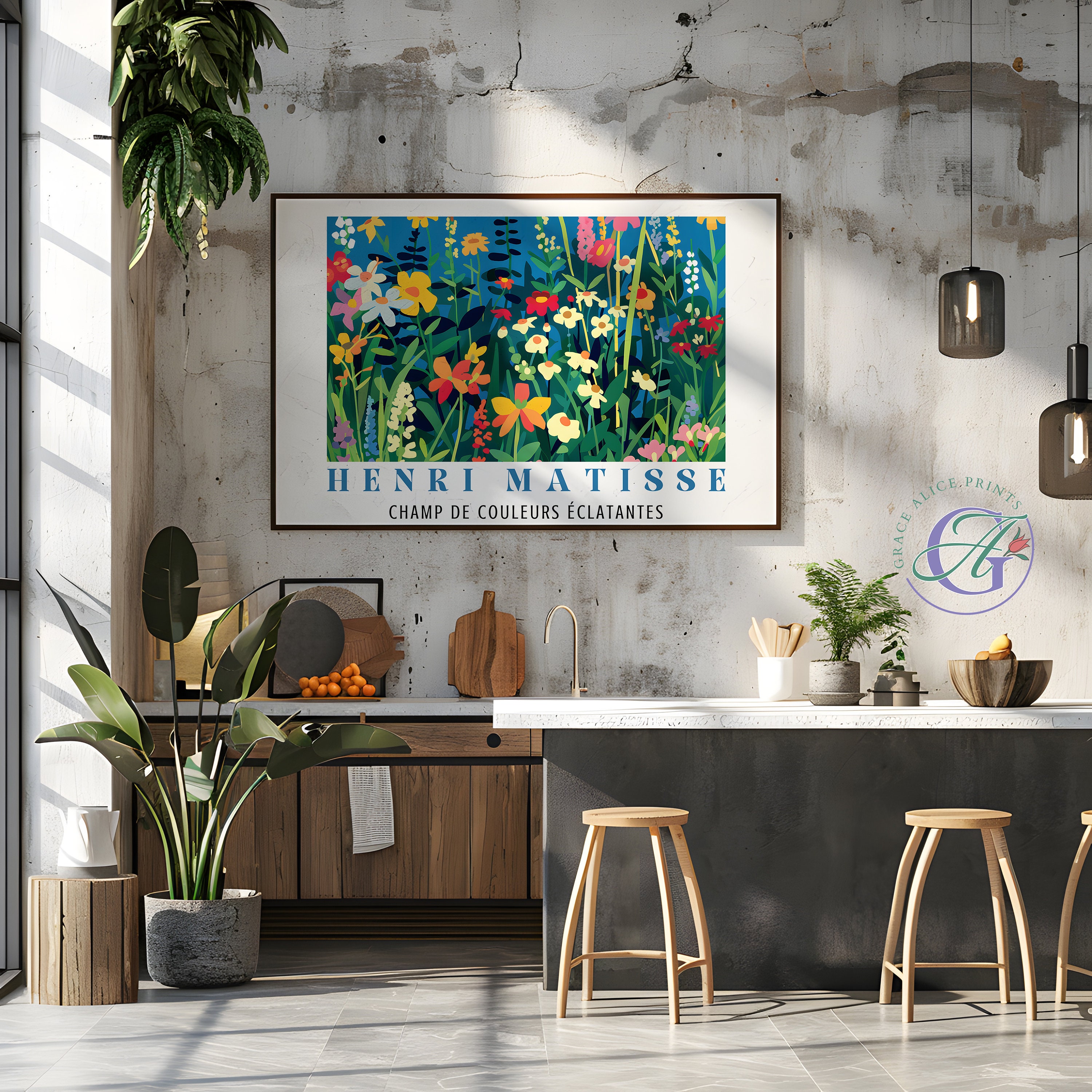 Matisse Fauvism Brilliant Wildflowers, Henri Matisse, Matisse Print ...