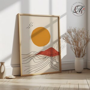 Japanese Minimalist Line Art, Minimalist Line Art, Line Art, Japandi ...