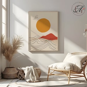 Japanese Minimalist Line Art, Minimalist Line Art, Line Art, Japandi ...