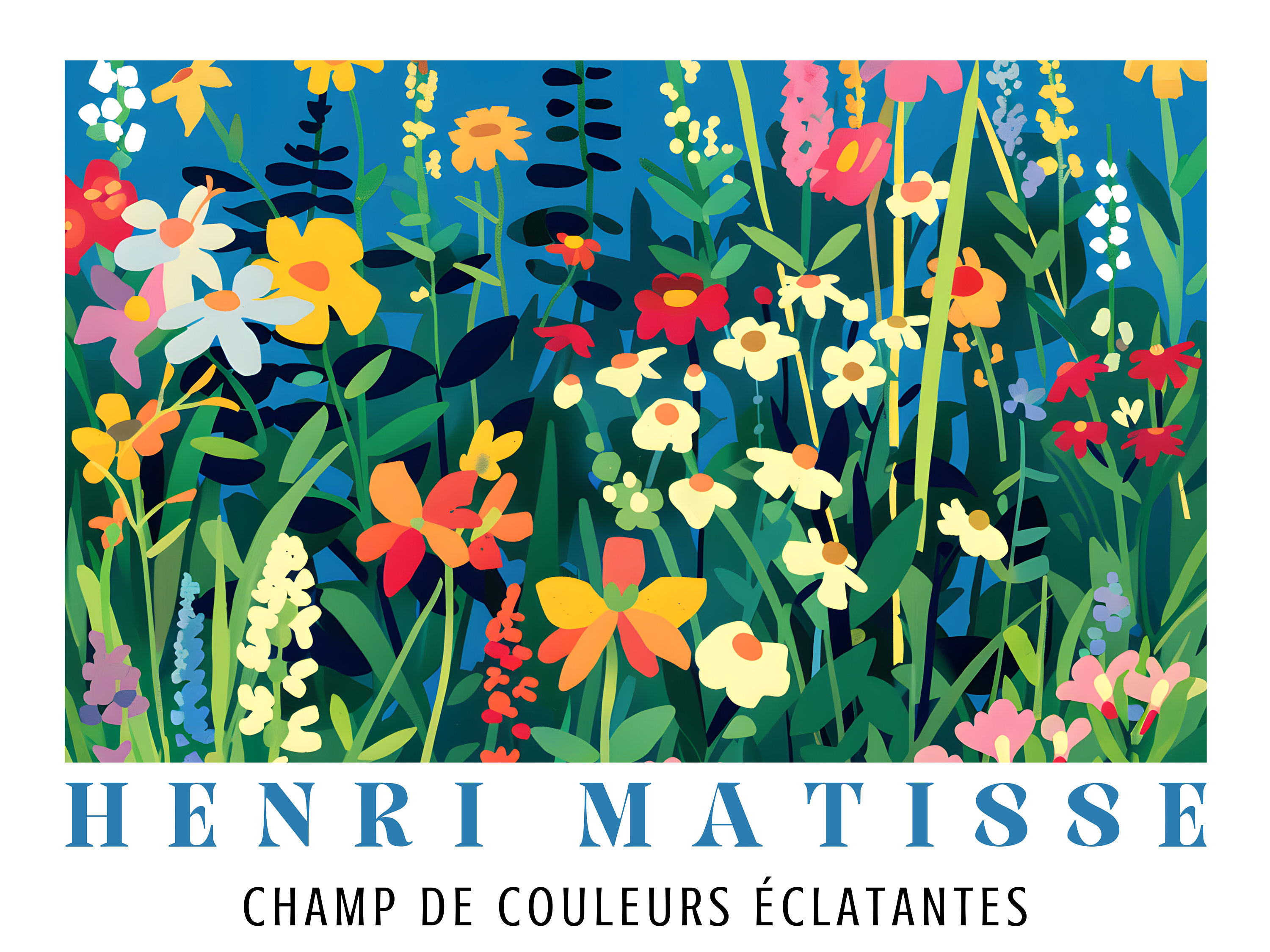 Matisse Fauvism Brilliant Wildflowers, Henri Matisse, Matisse Print ...