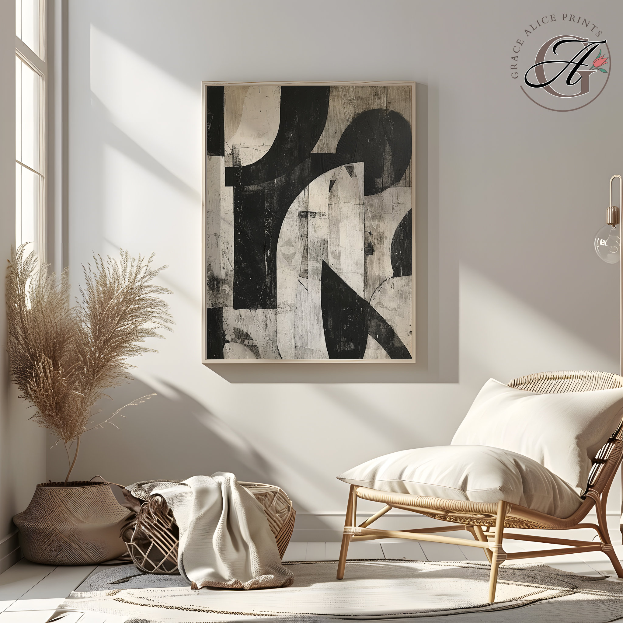 Wabi Sabi Abstract Wall Art, Wabi Sabi, Abstract Boho Art, Abstract Digital Download, Abstract ...