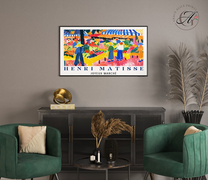 Matisse Flower Market Frame TV Art: Fauvism Digital Download - Etsy