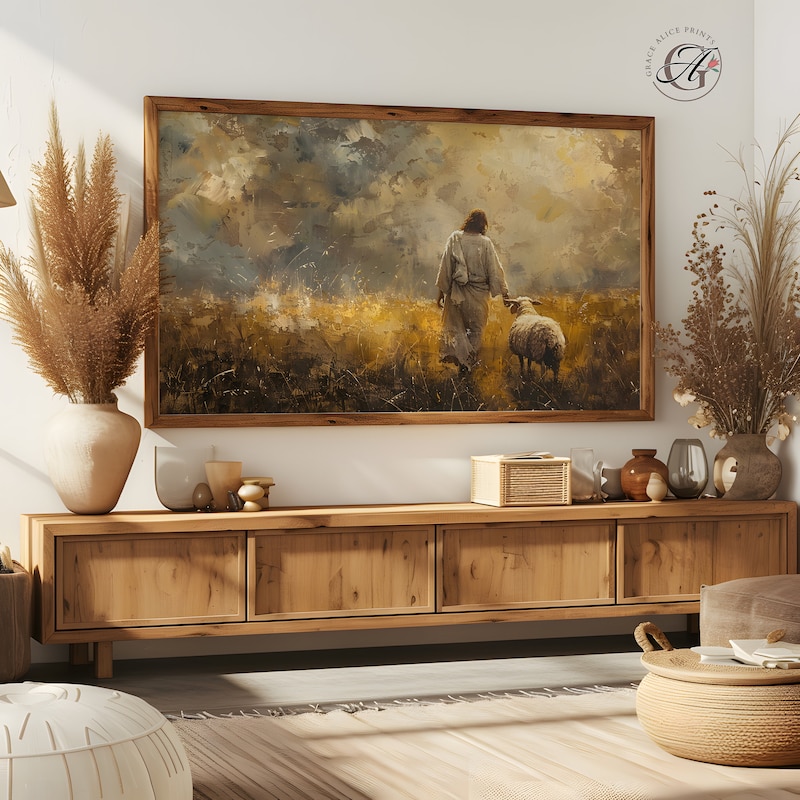 Jesus Spring Wall Art - Etsy