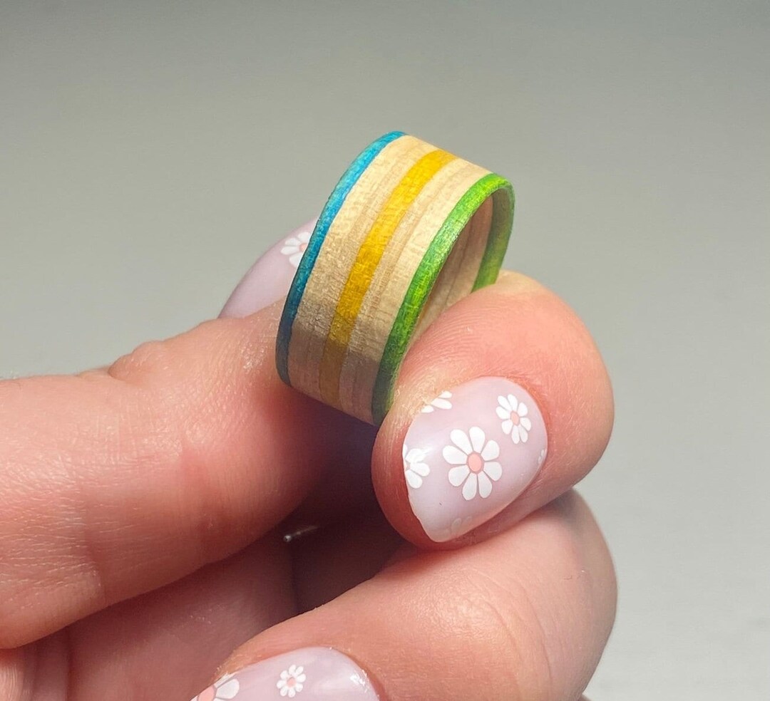Skateboard Ring - Handmade & Up-cycled - Etsy