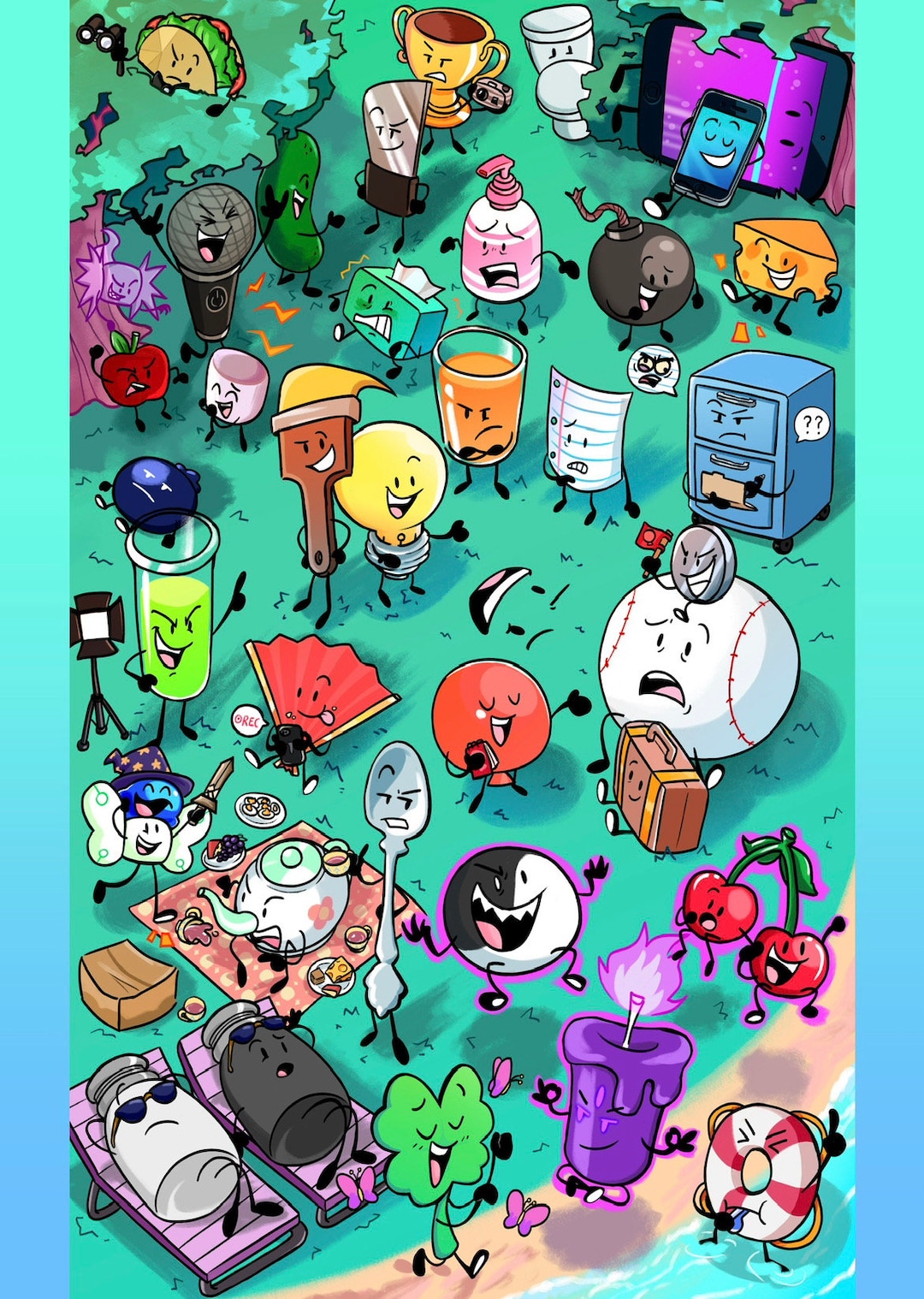 Inanimate Insanity Buddies Poster - Etsy