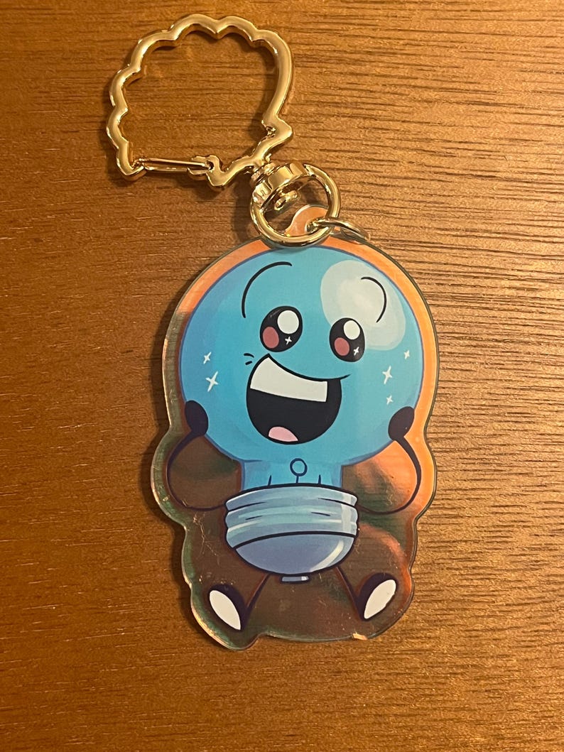 Lightbulb Inanimate Insanity Double Sided Rainbow Charm - Etsy