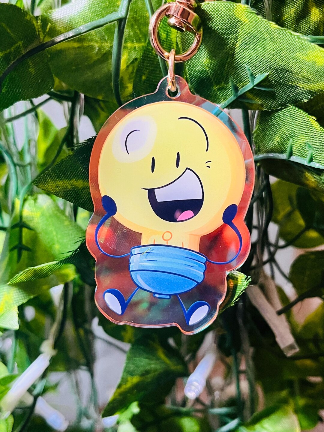 Lightbulb Inanimate Insanity Double Sided Rainbow Charm - Etsy