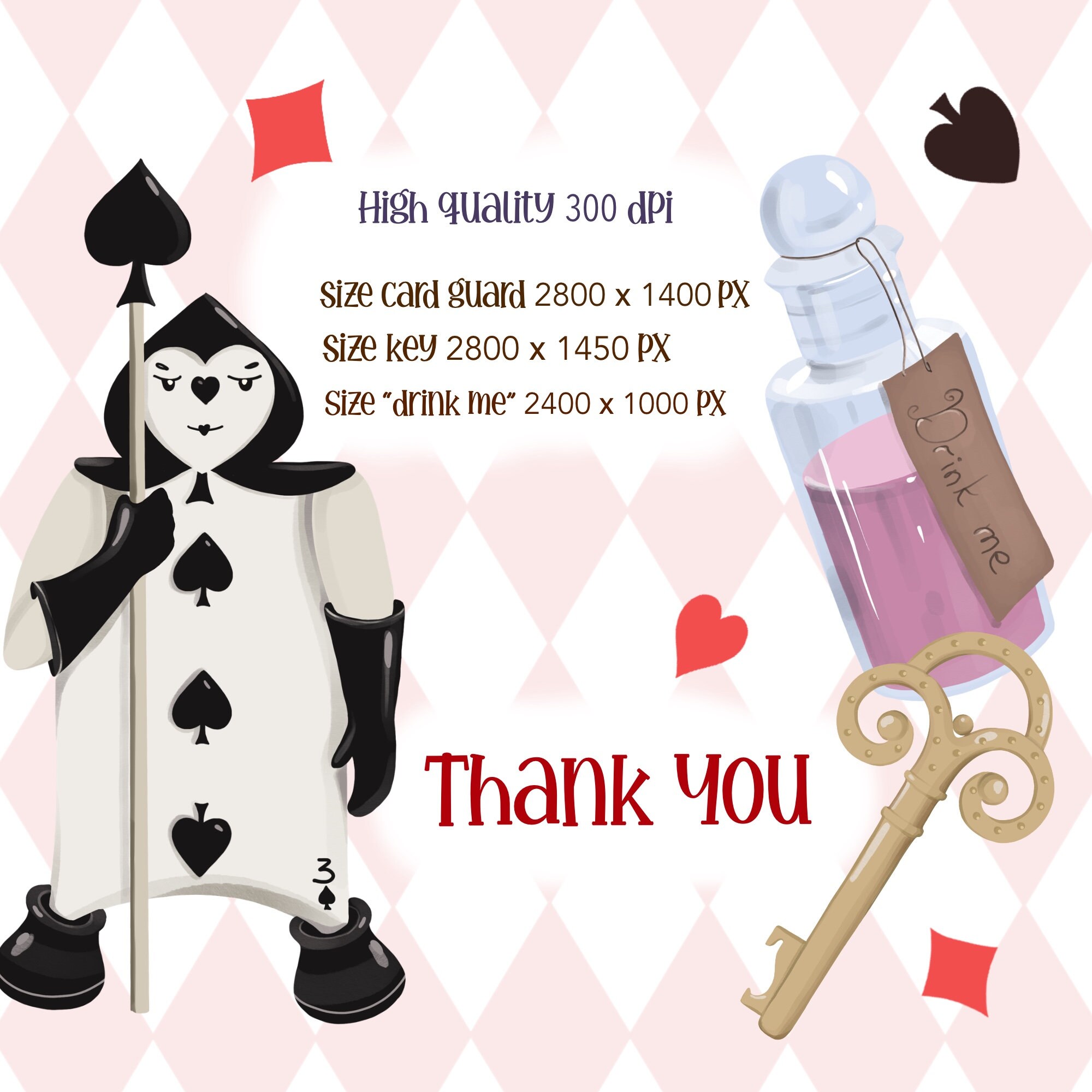 Alice in Wonderland Clipart: Tea Party Illustrations Invite (PNG, JPEG ...