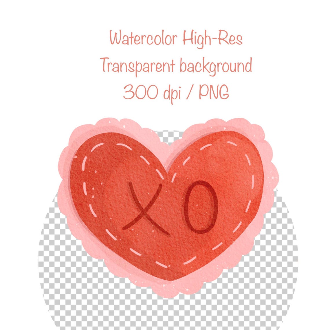 Heart Clipart PNG, Watercolor Hearts, Valentines Day Clipart, Pink ...