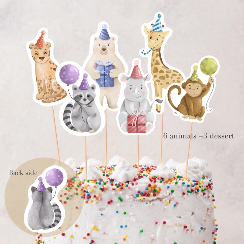 Animal Toppers - Etsy