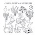 Ocean Animals Clipart, Seaweed Coral Reef, Seamless Animal Pattern, Sea ...