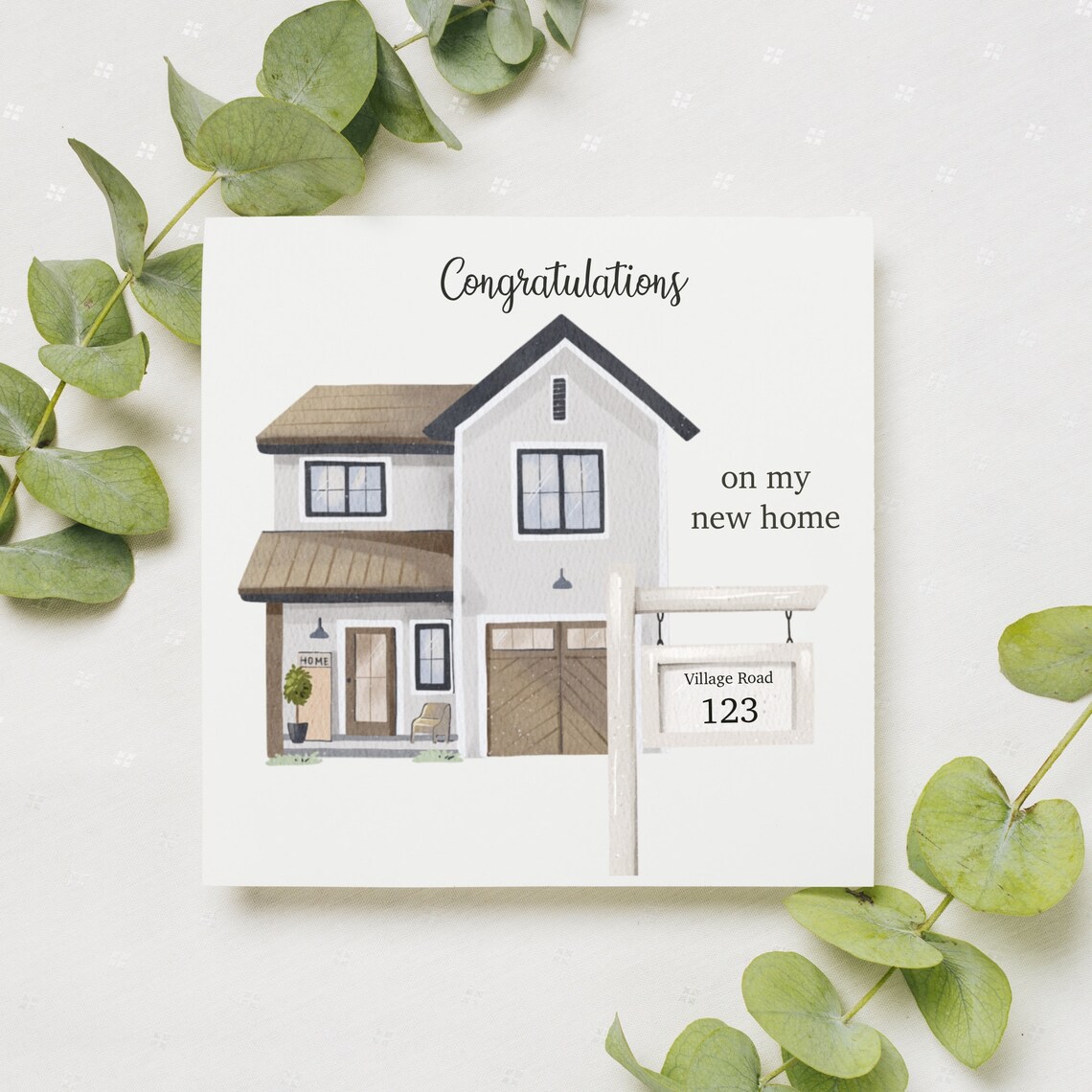 Watercolor House Clipart: Cottage & Floral Home Designs, New Home ...