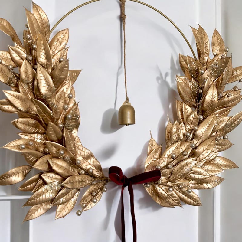 Gold Laurel Wreath - Etsy