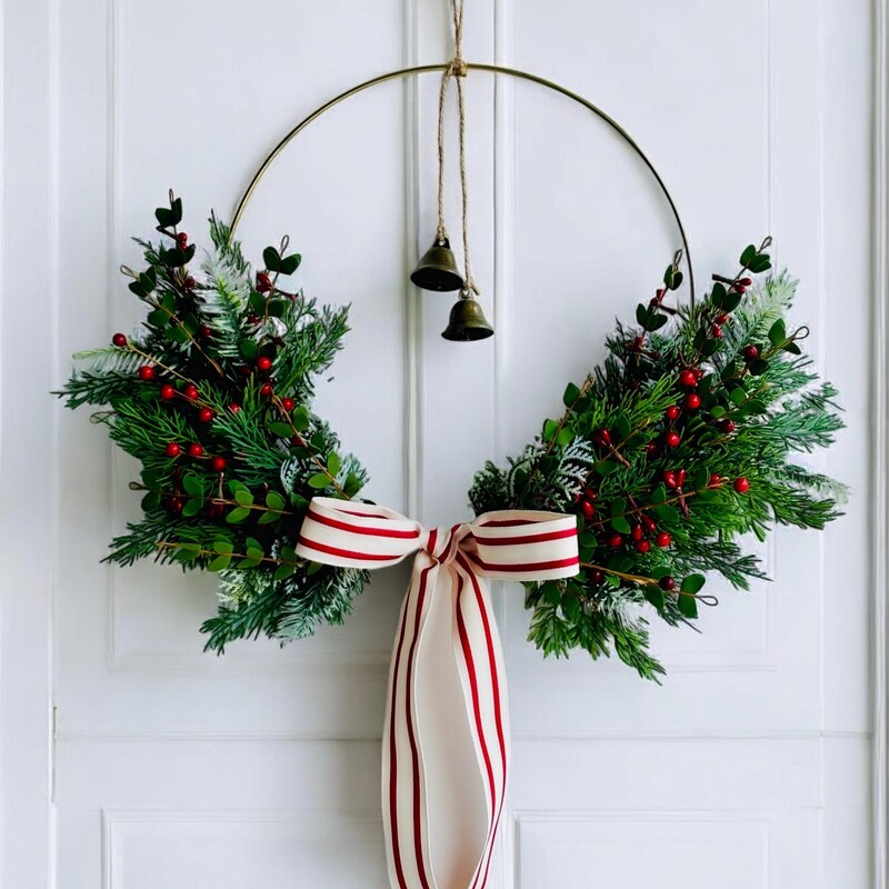 Minimalist Wreath - Etsy