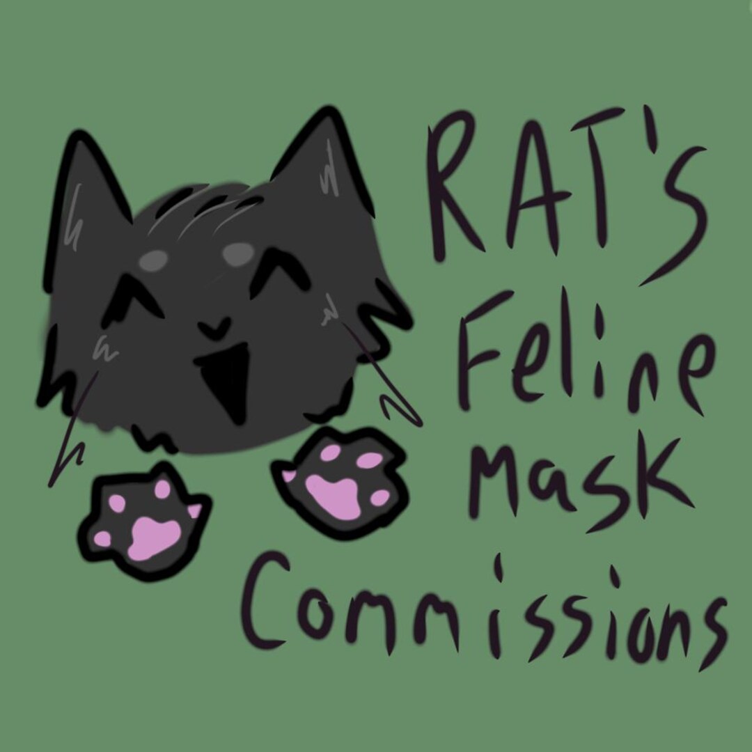 Feline Mask Commissions READ DESCRIPTION - Etsy