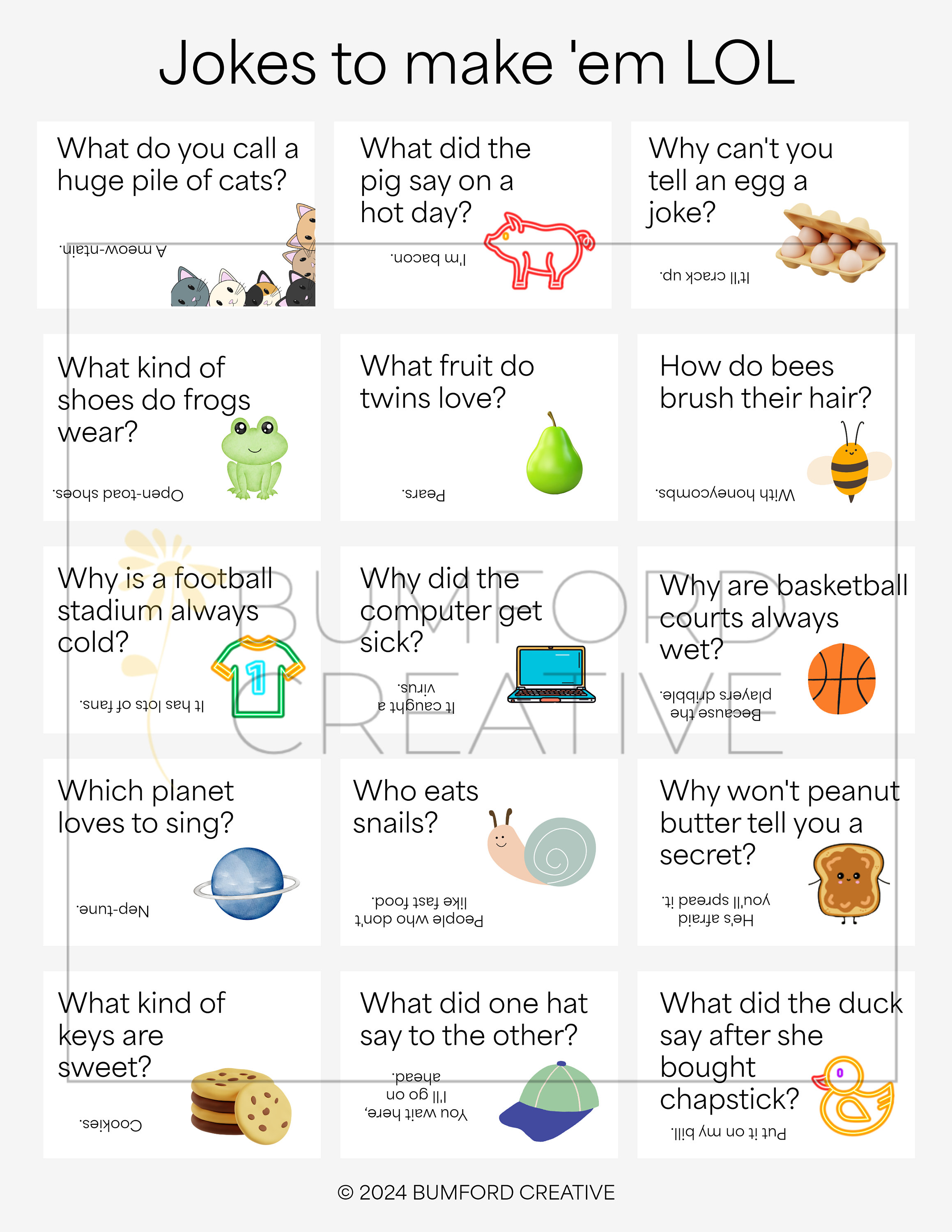 Lunchbox Jokes - Printable, Immediate Download - Etsy