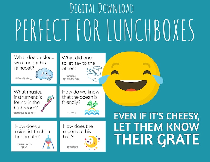Lunchbox Jokes - Printable, Immediate Download - Etsy