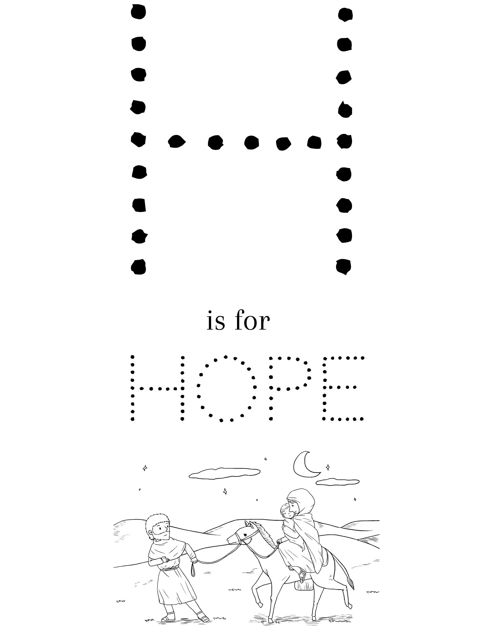 Bible Alphabet Tracing Coloring Sheet - Etsy