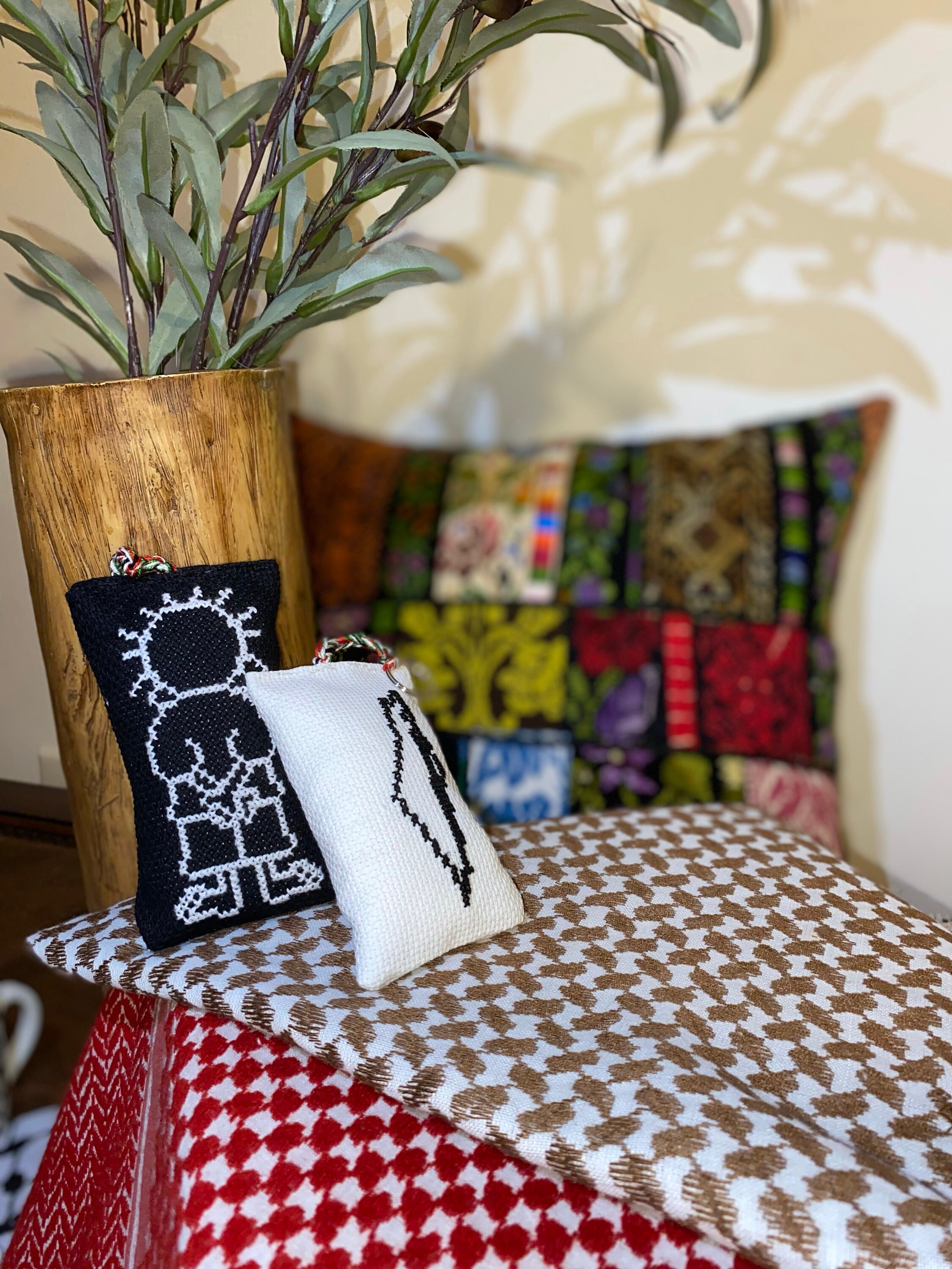 Handala/palestine Map Keychain - Etsy