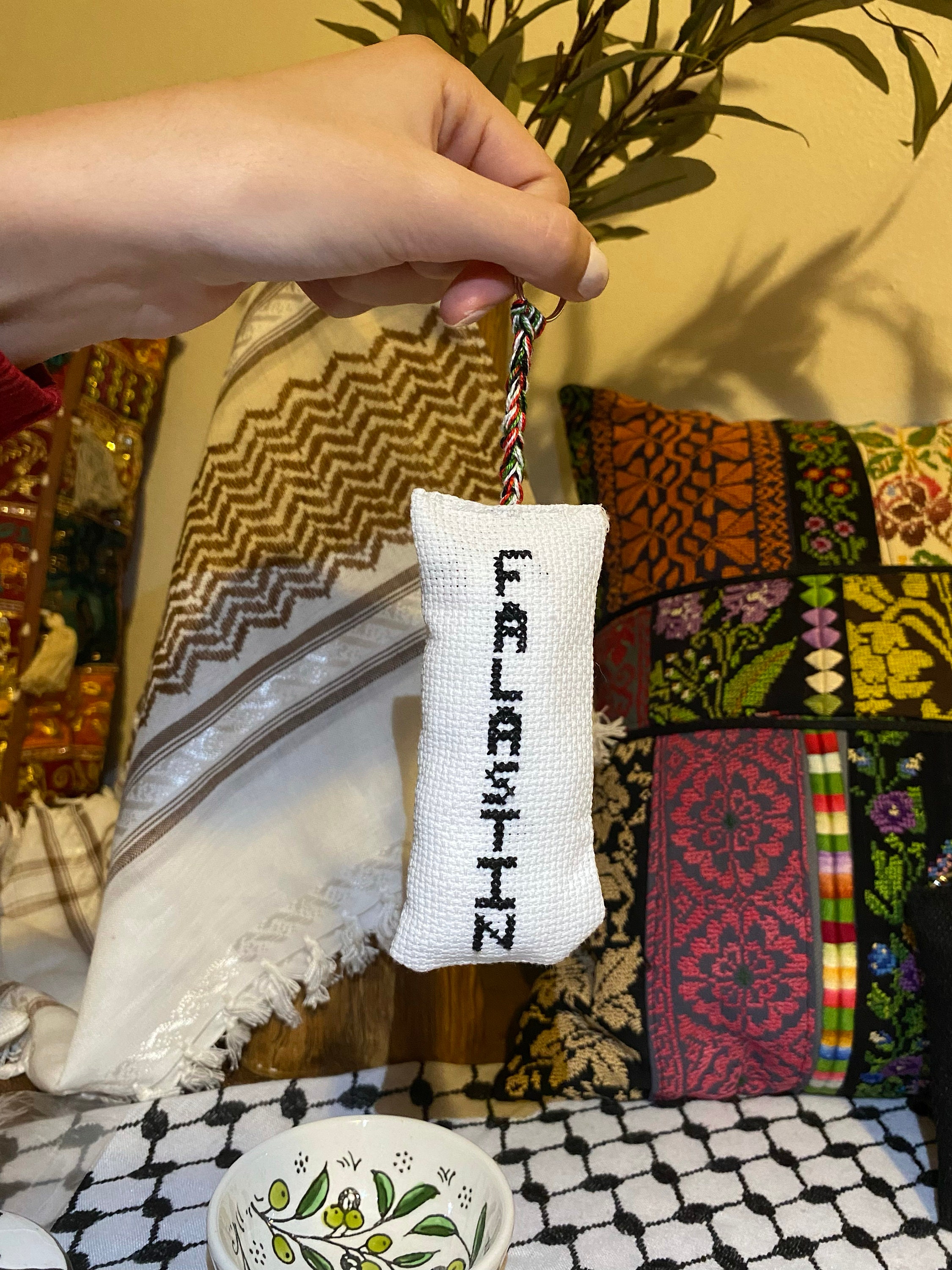 Handala/palestine Map Keychain - Etsy