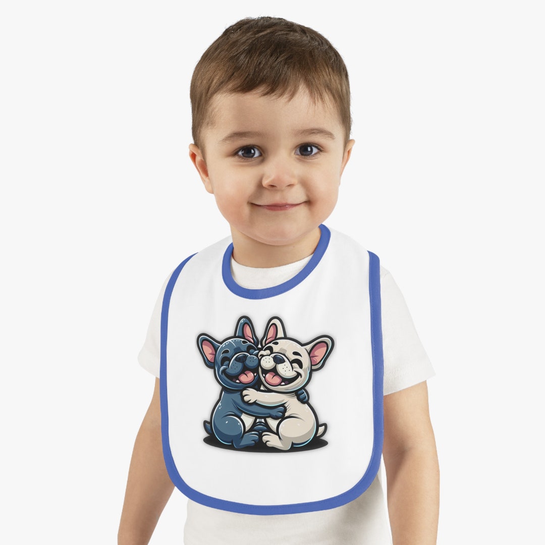 Cute French Bulldog Bib / Newborn Bib / Baby Gifts / Gifts for Boys ...
