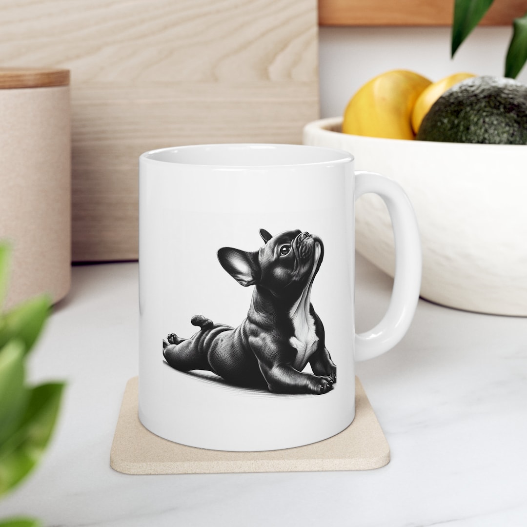 Adorable French Bulldog Coffee Mug, Frenchie Mom, Frenchie Dad, Custom ...