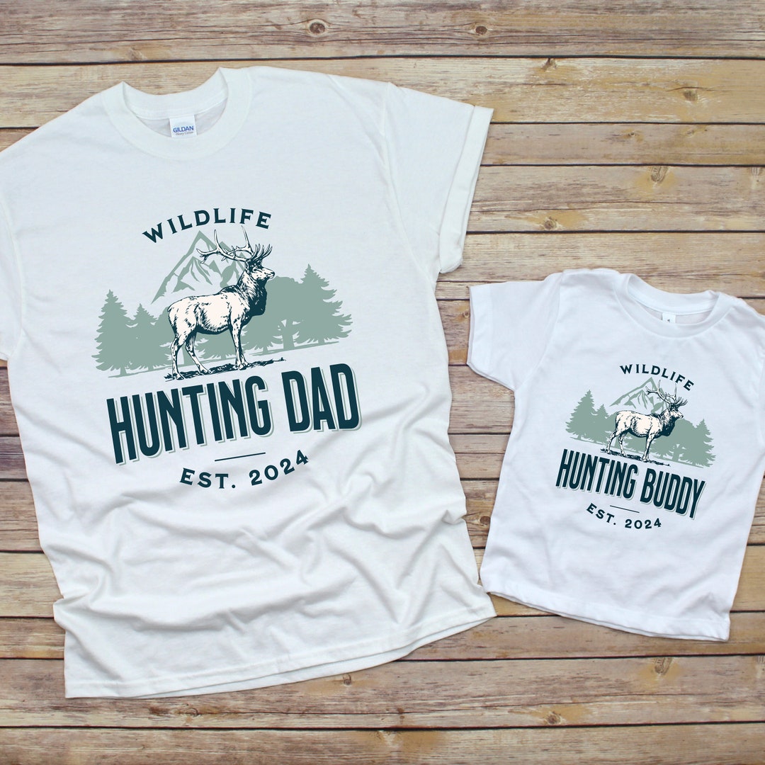 Custom Father Son Elk Hunting Shirts, Dad and Son Matching Shirts ...