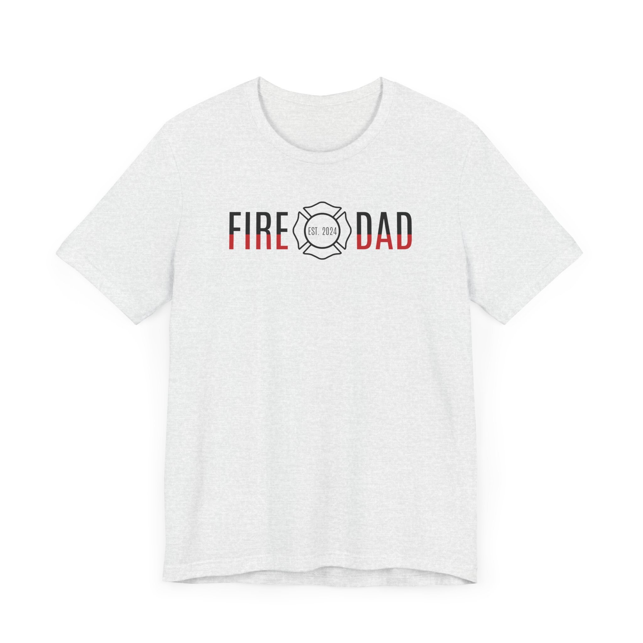 Custom Fire Dad Shirt, Firefighter Dad Tee, Fireman Dad T-shirt ...