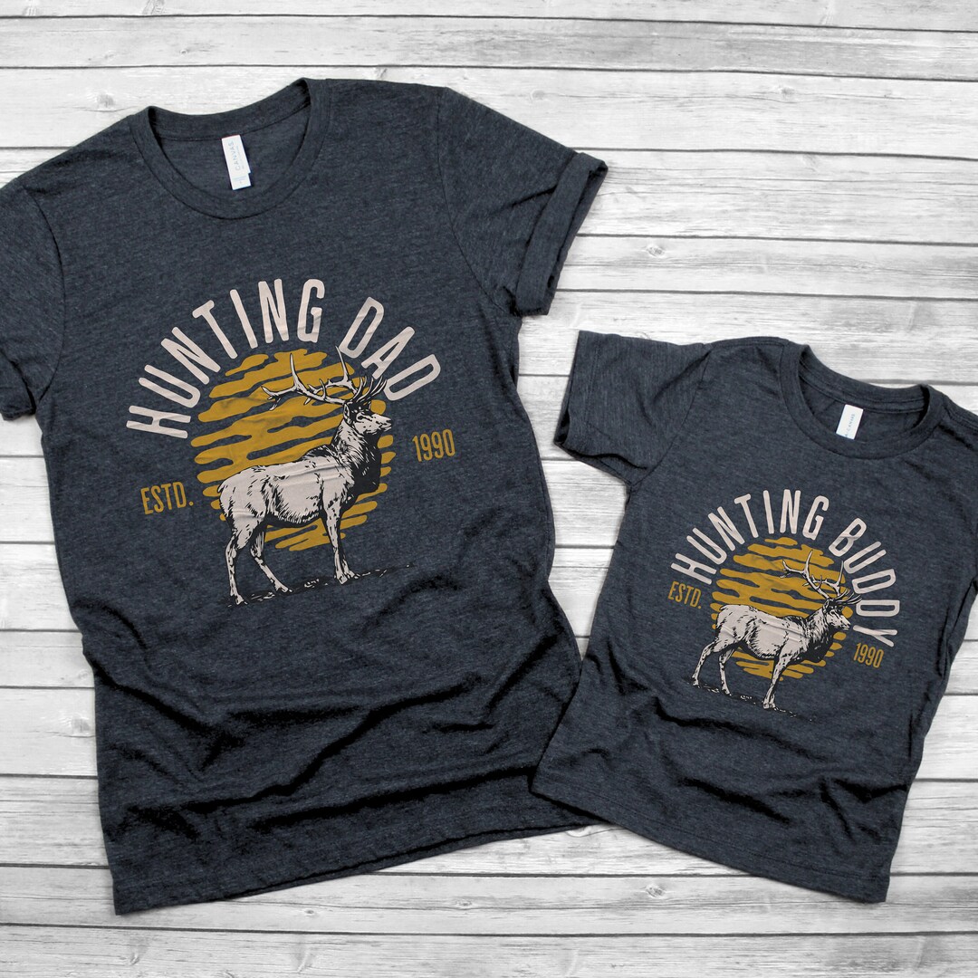 Custom Father Son Elk Hunting Shirts, Dad and Son Matching Shirts ...