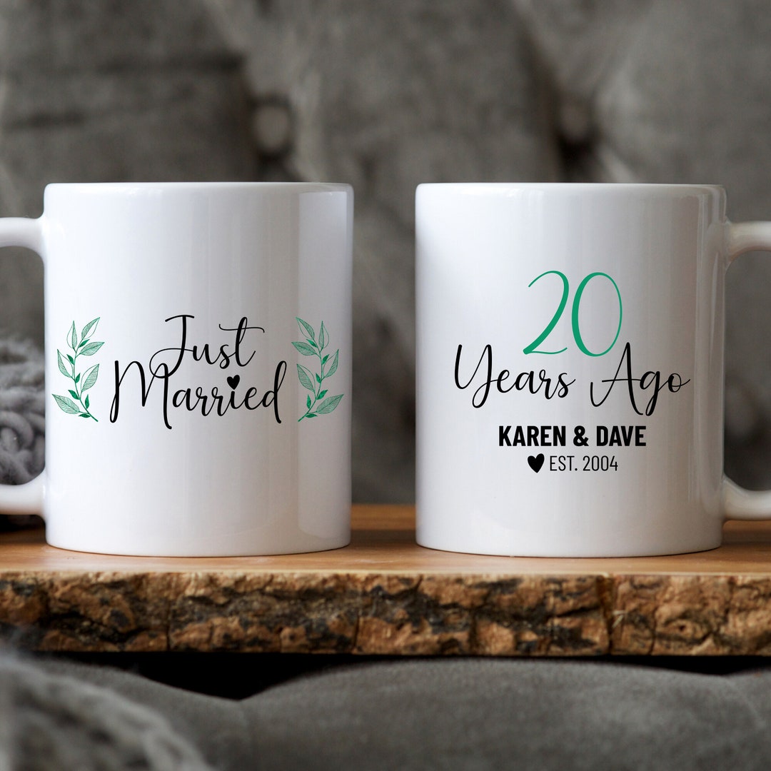 Just Married 20 Years Ago, 20th Anniversary Gift, 20th Wedding ...
