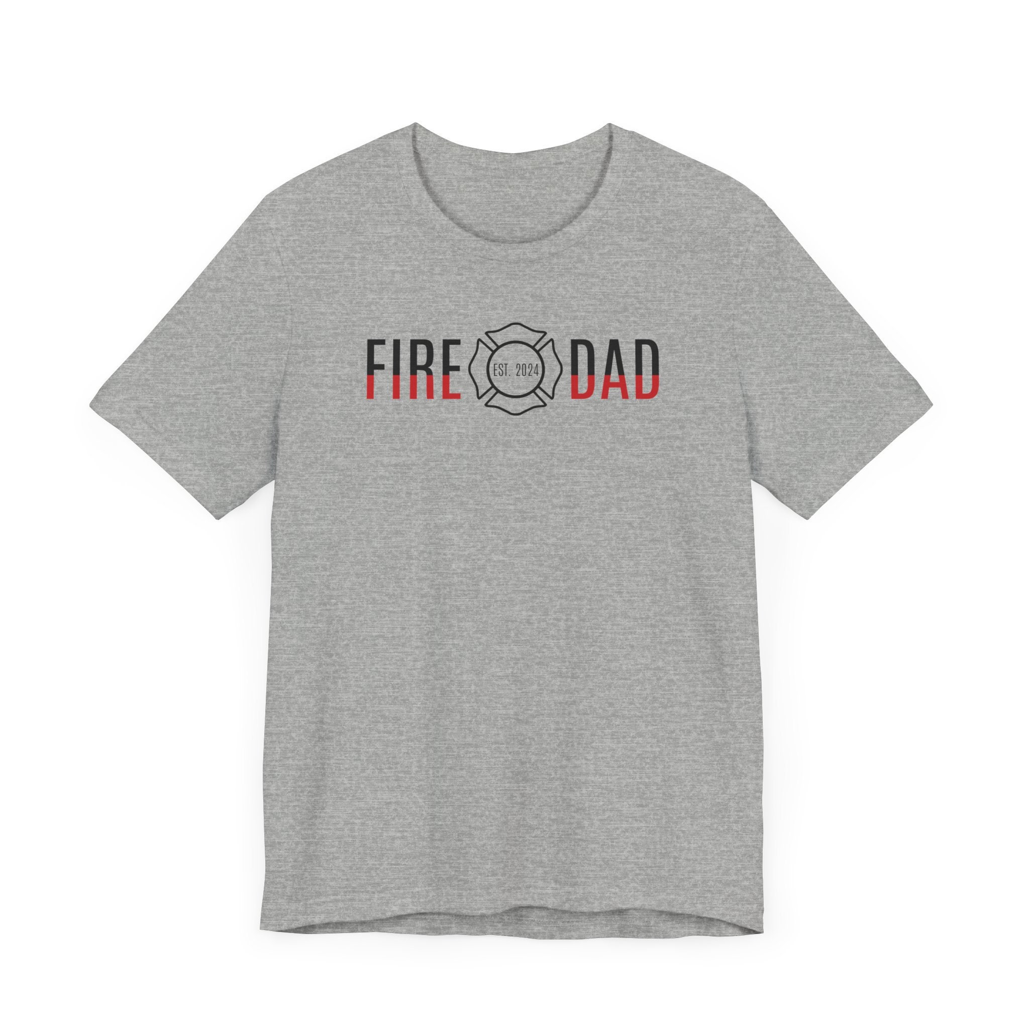 Custom Fire Dad Shirt, Firefighter Dad Tee, Fireman Dad T-shirt ...