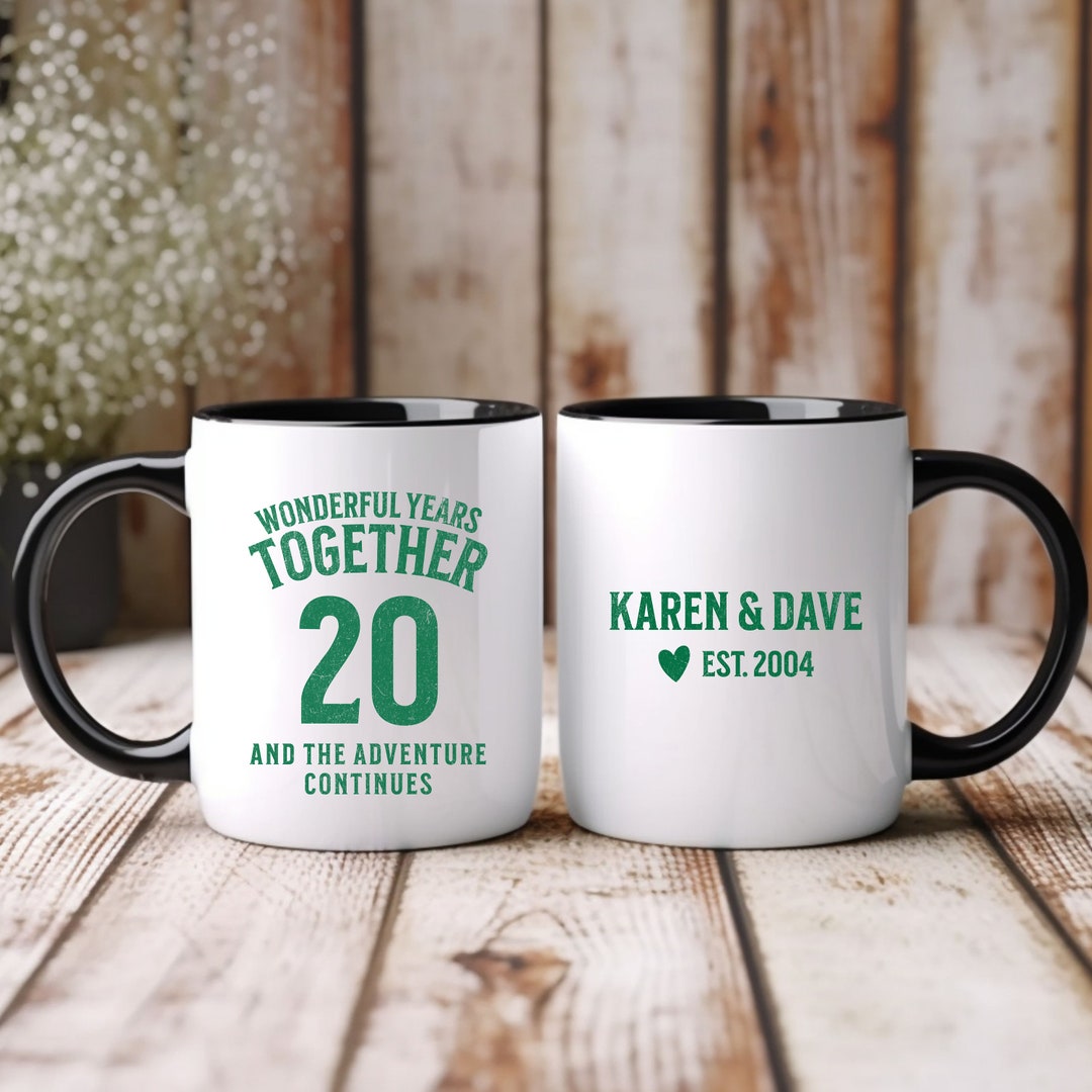 Custom 20 Wonderful Years Together 20th Anniversary Gift, 20th Wedding ...