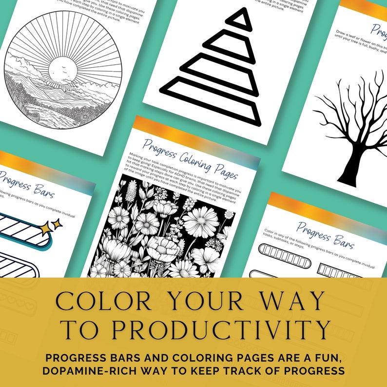 ADHD Task Breakdown Planner | Printable & Fillable Pdf | Project ...
