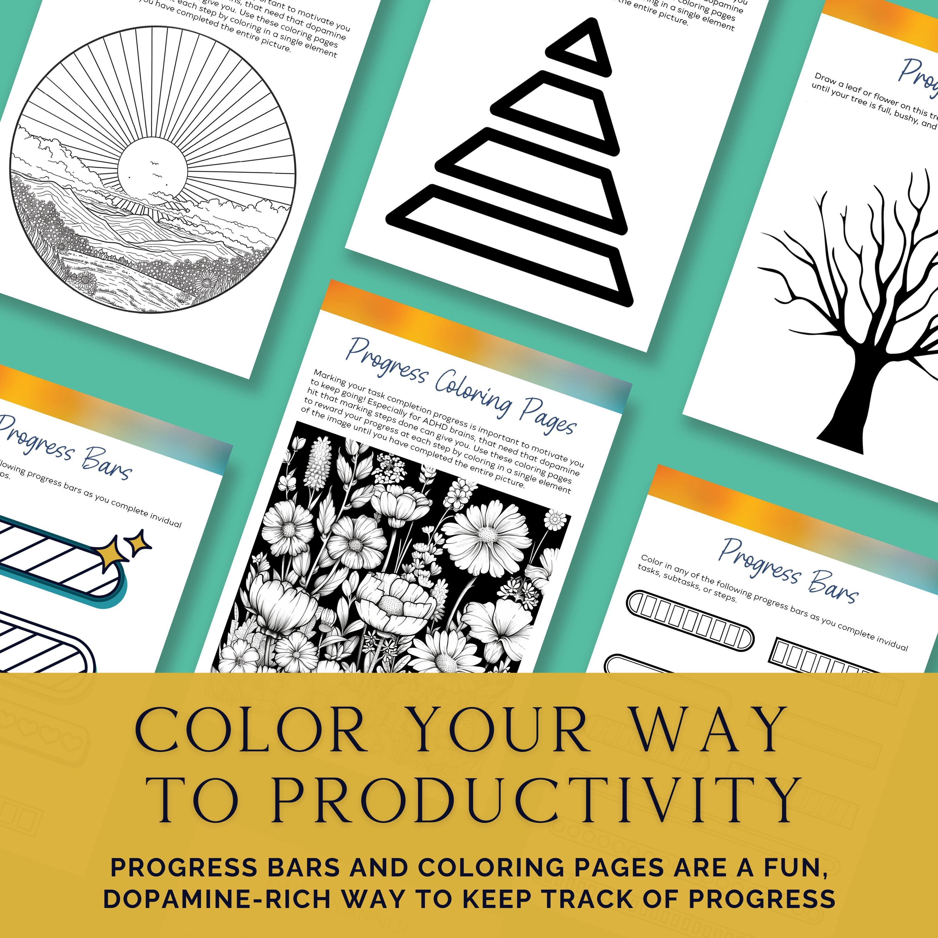 ADHD Task Breakdown Planner | Printable & Fillable Pdf | Project ...