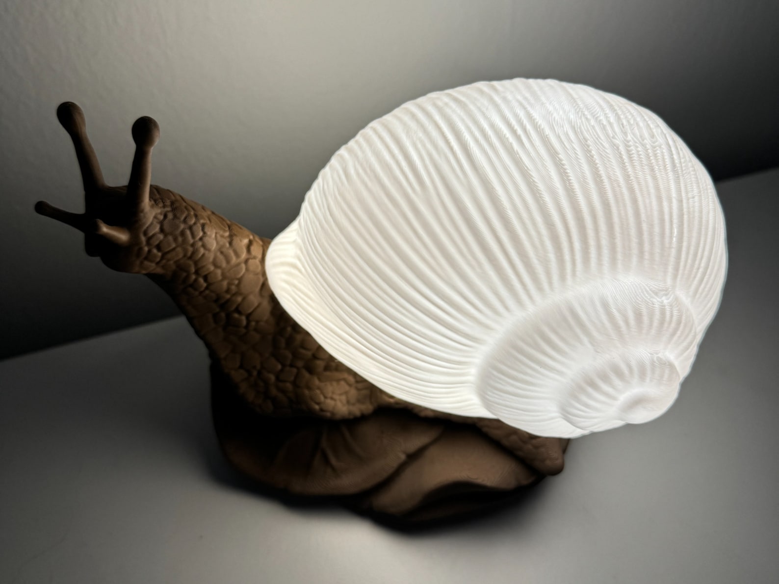 Bright Snail Desk Lamp 3D Printed Snail Night Light, Vibrant Home Decor ...