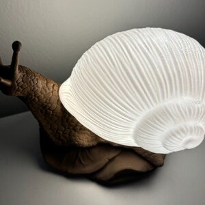Bright Snail Desk Lamp - Night Light, Vibrant Home Decor, Bedside Lamp ...