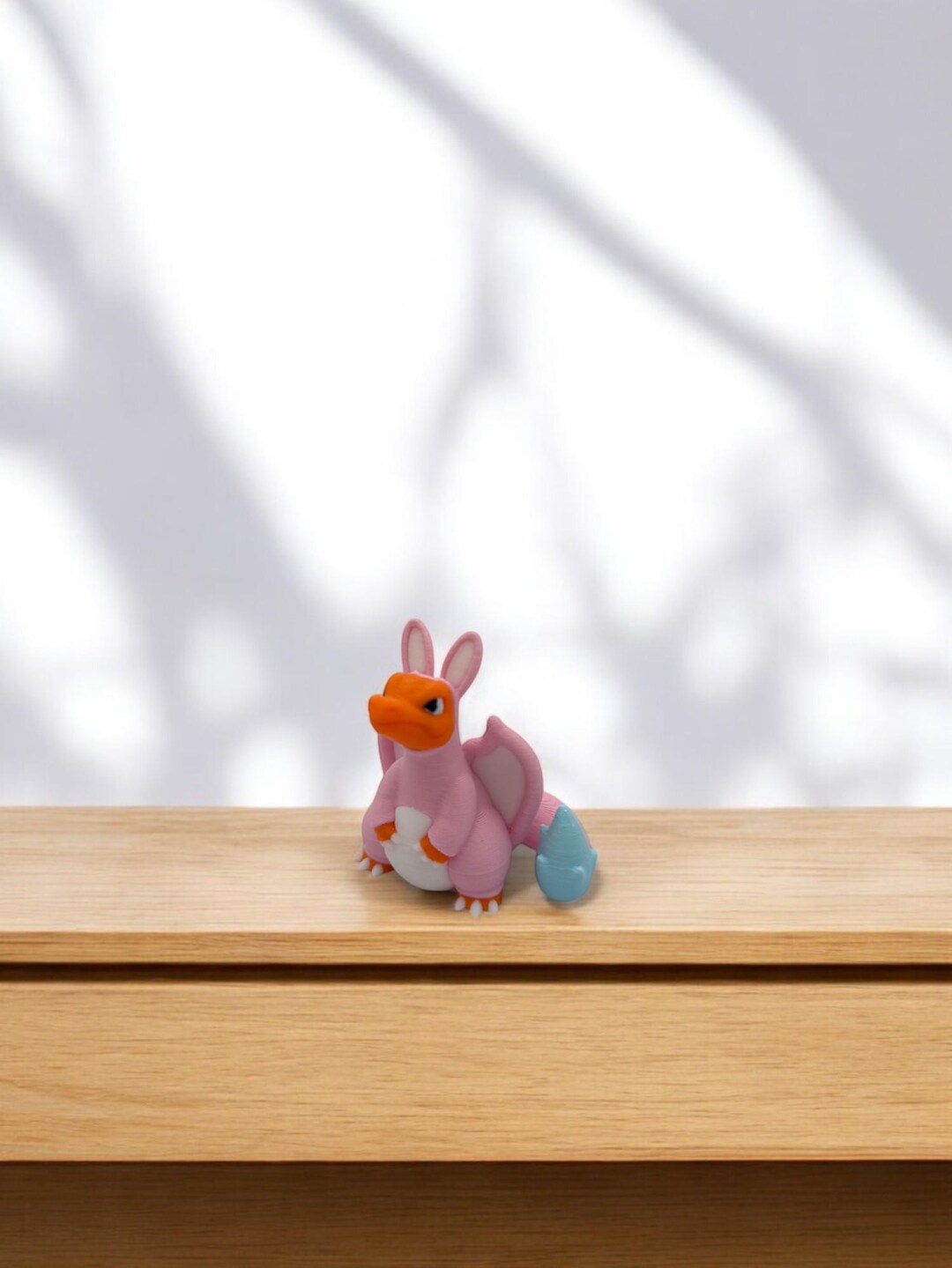 Mini Charizard in Bunny Costume – 3D Printed Easter Pokémon Figurine ...
