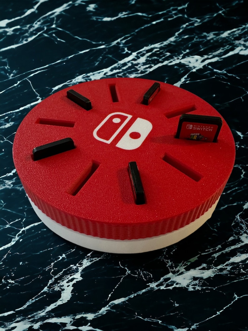 Nintendo Switch Game Holder | Carousel Design, 10-game Capacity (3D ...