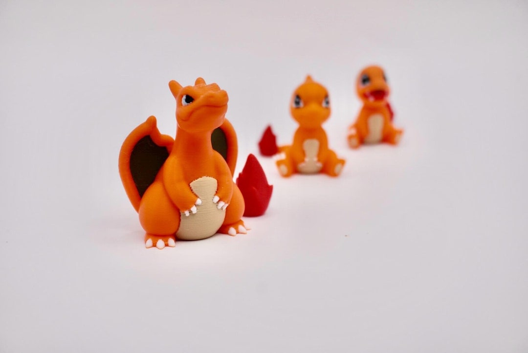 Charizard Fire Minifigure 3D Printed (mini - 1 Inch) Pokemon ...